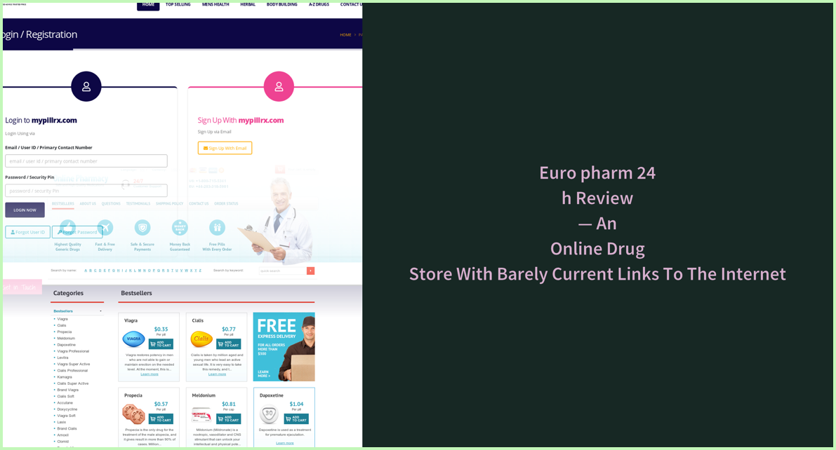 Euro Pharm 24 H Review — An Online Drug Store With Barely Current Links ...